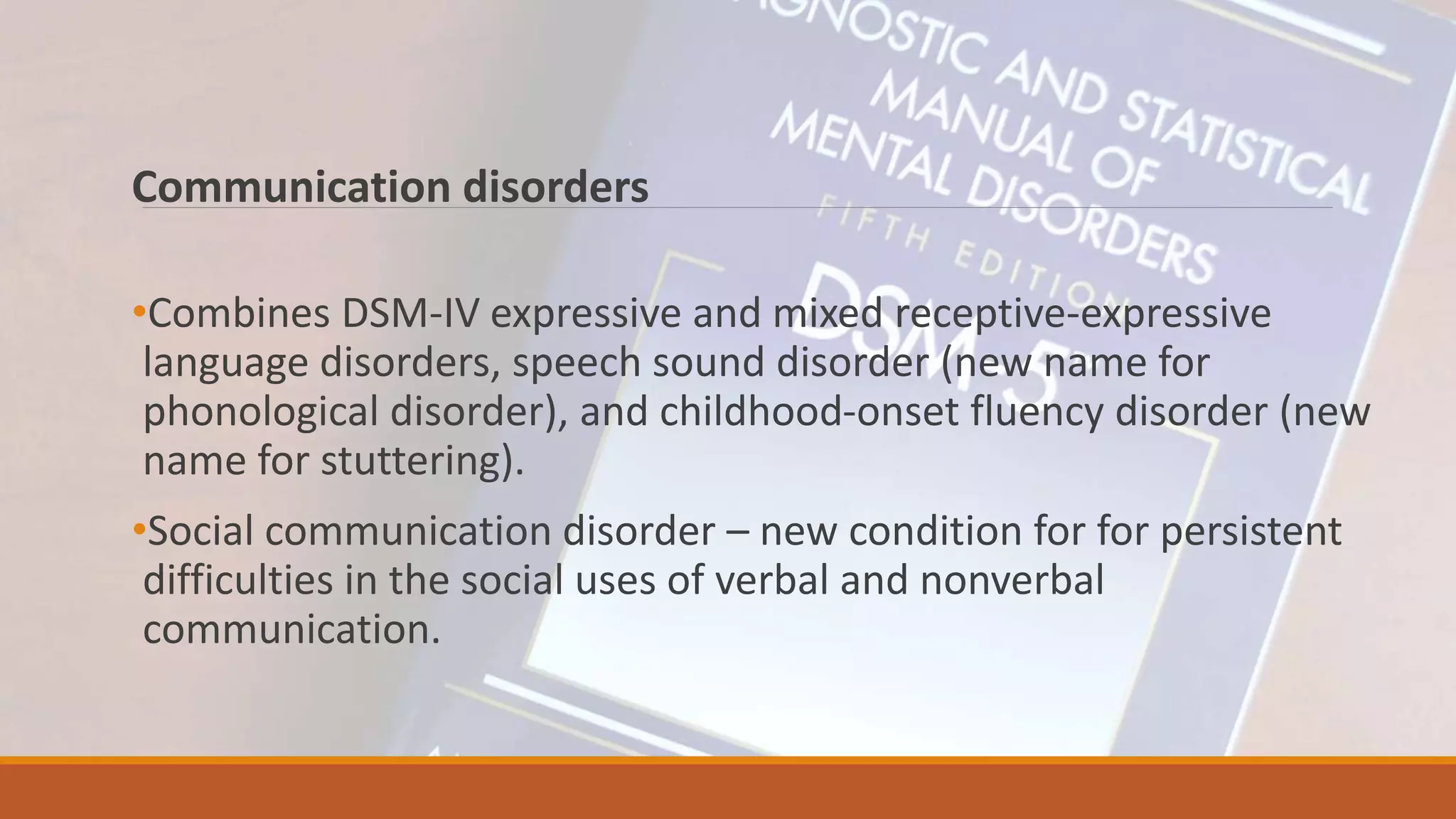 DSM - 5 | PPTX