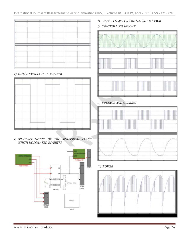 Study of Different Types of Inverters and FFT Analysis of Output of SPWM Inverter with Change in ...