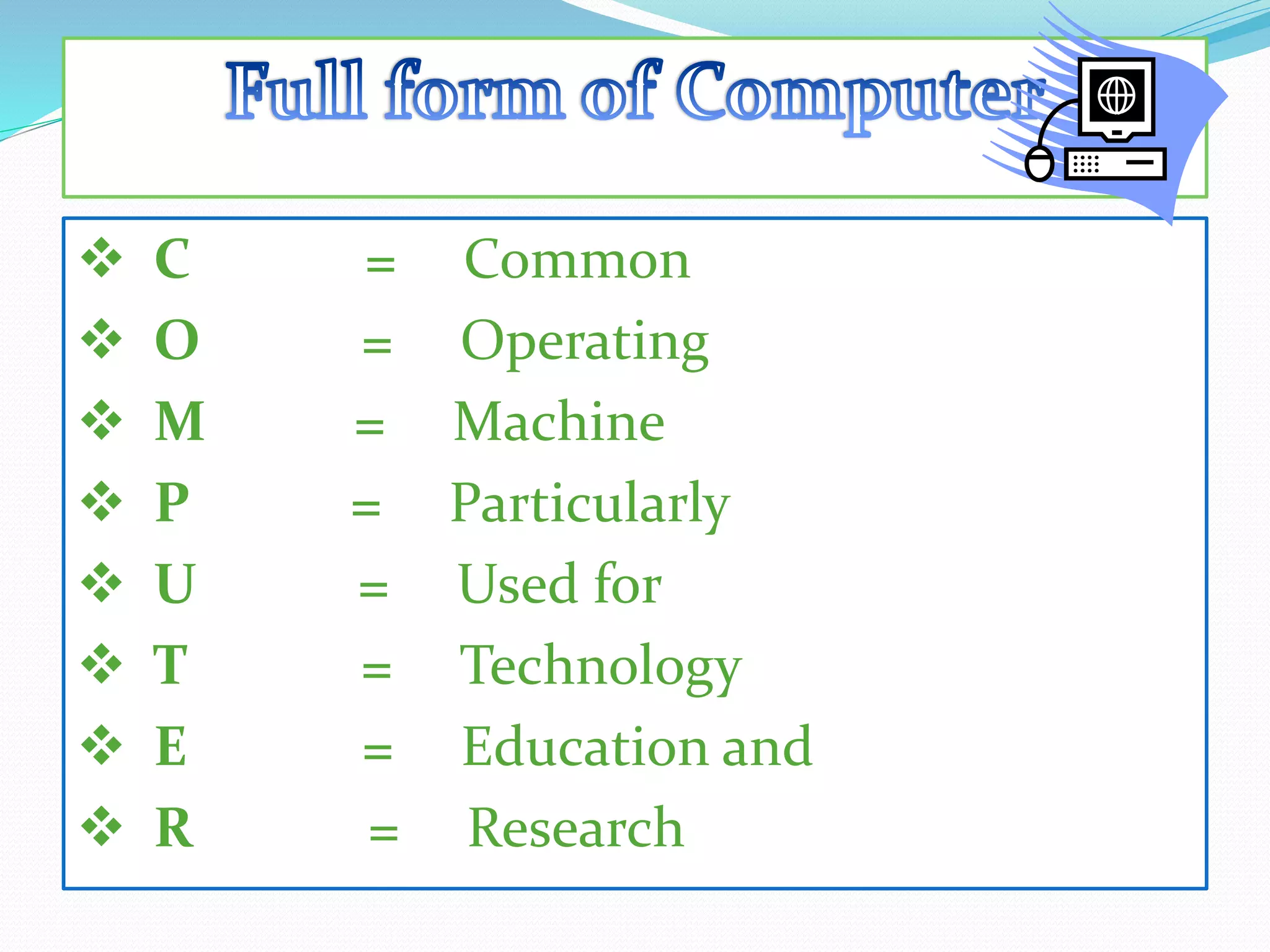 Basic Computer | PPT
