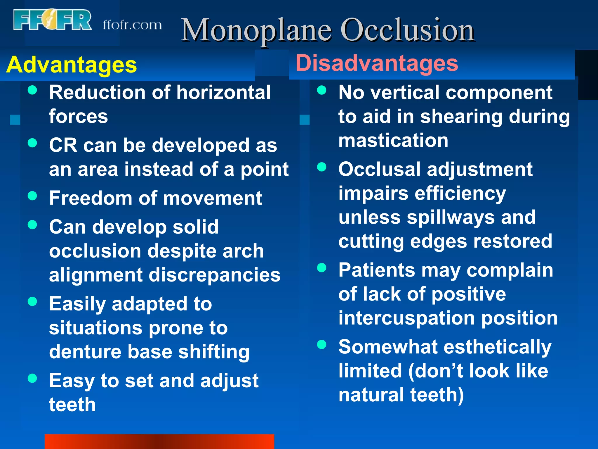 22.criteria for posterior tooth selection | PPT