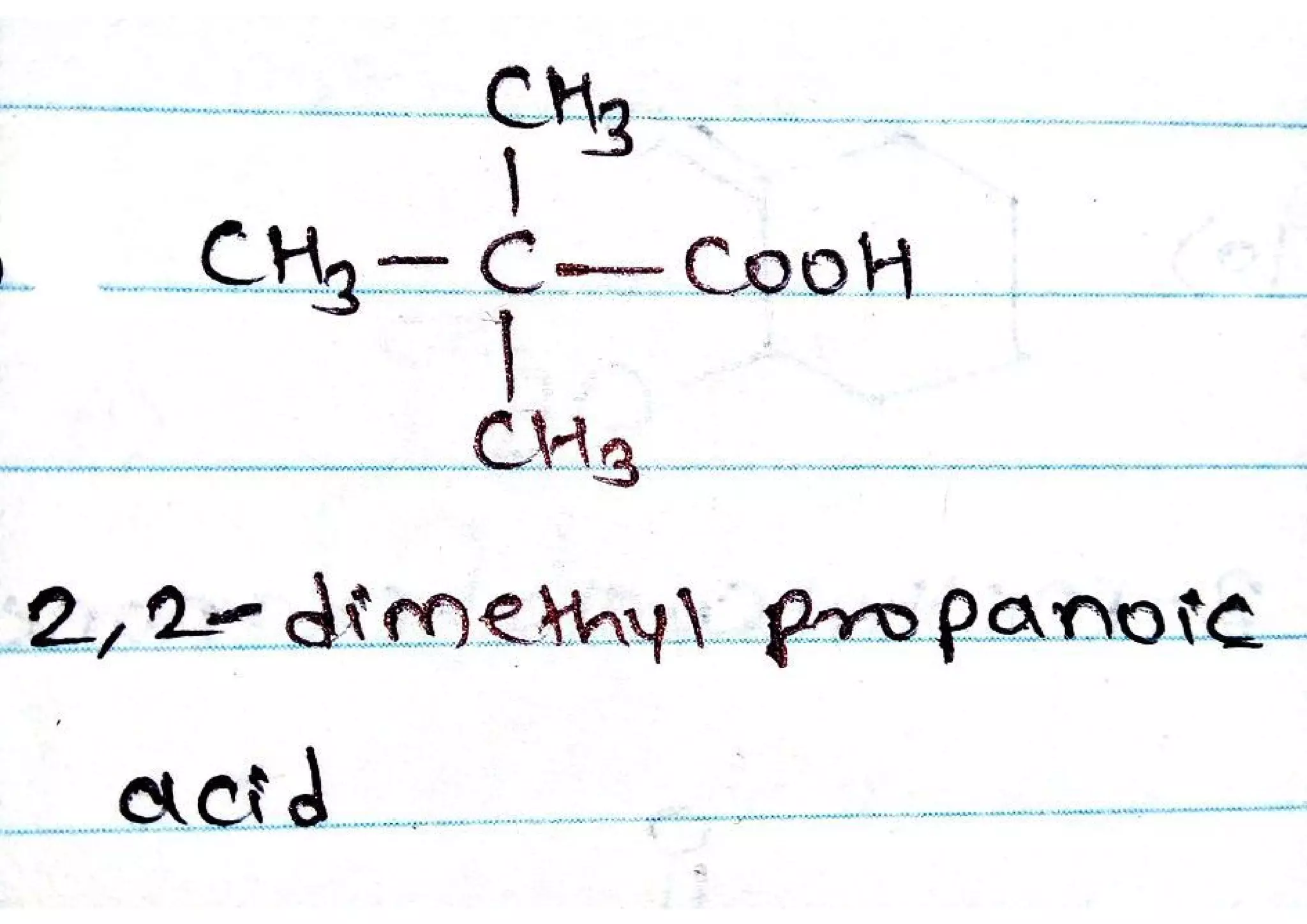 2,2-Dimethyl propanoic acid | PDF