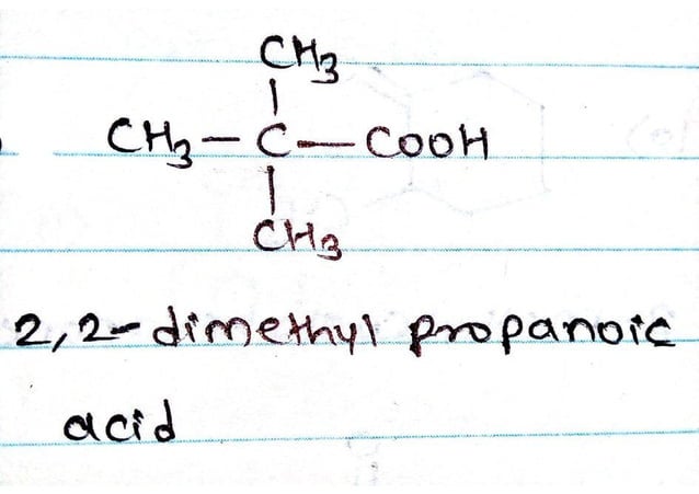 2,2-Dimethyl propanoic acid | PDF
