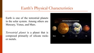 22 earth in space | PPT | Geography | Science