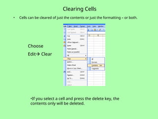 basic excels in information communication technology | PPT