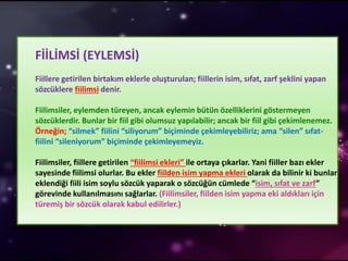Fiilimsiler | PPT