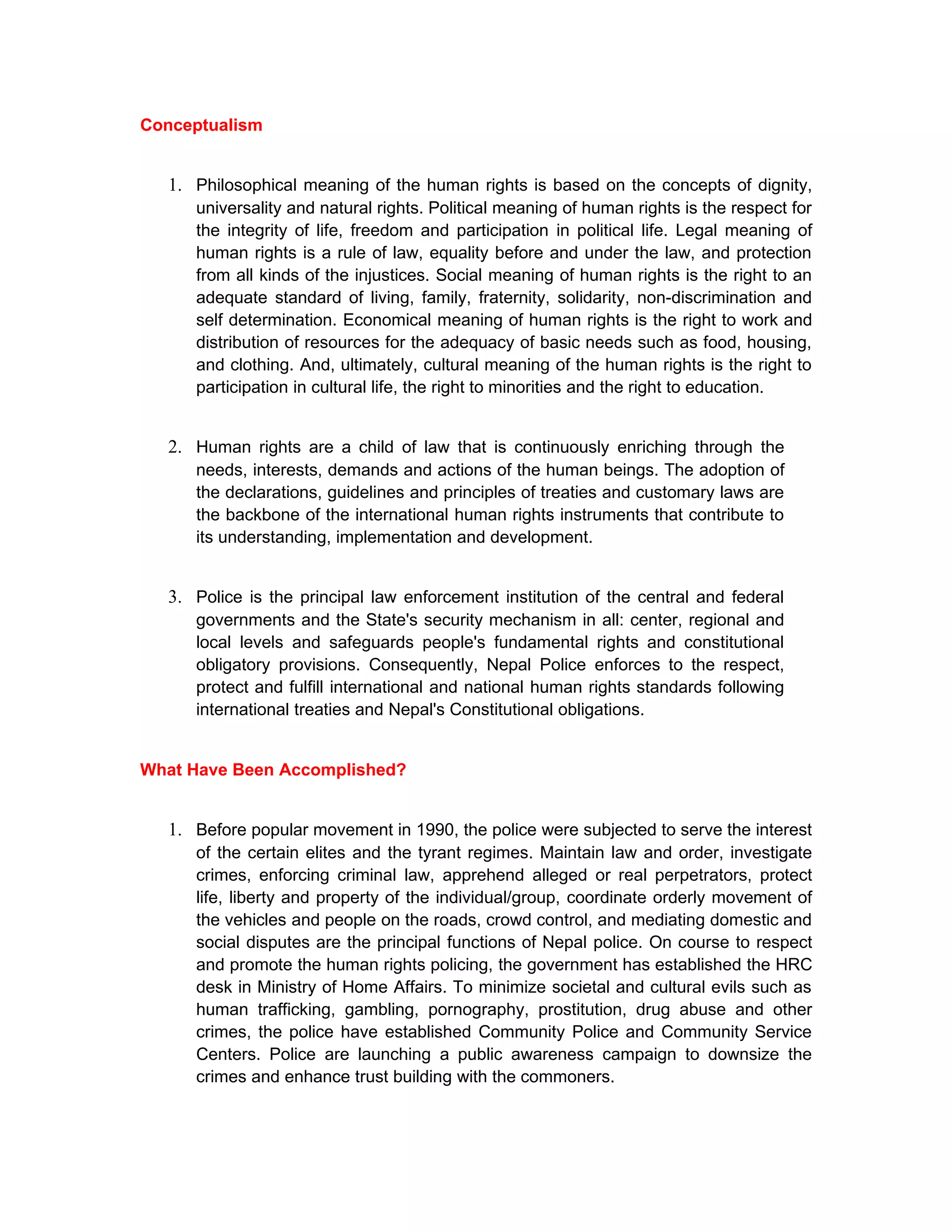 22 human rights nepal | PDF