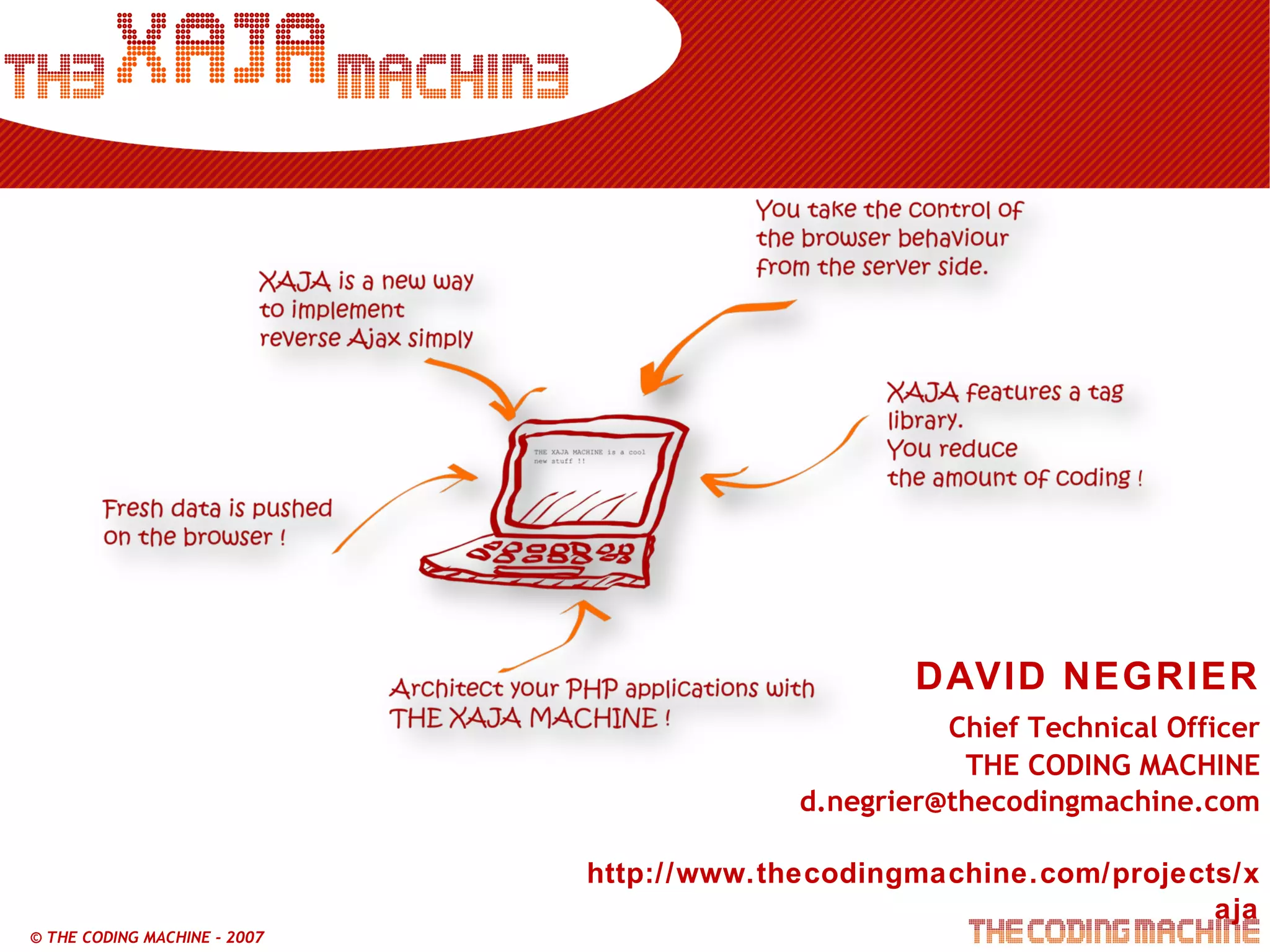 XAJA - Reverse AJAX framework | PPT