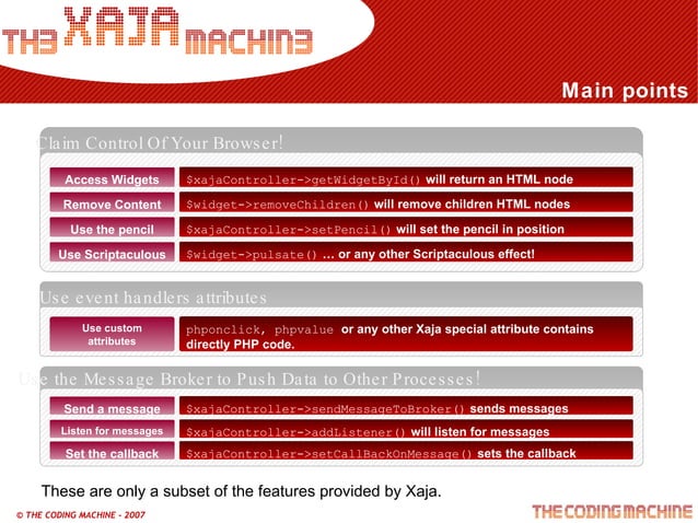 XAJA - Reverse AJAX framework | PPT