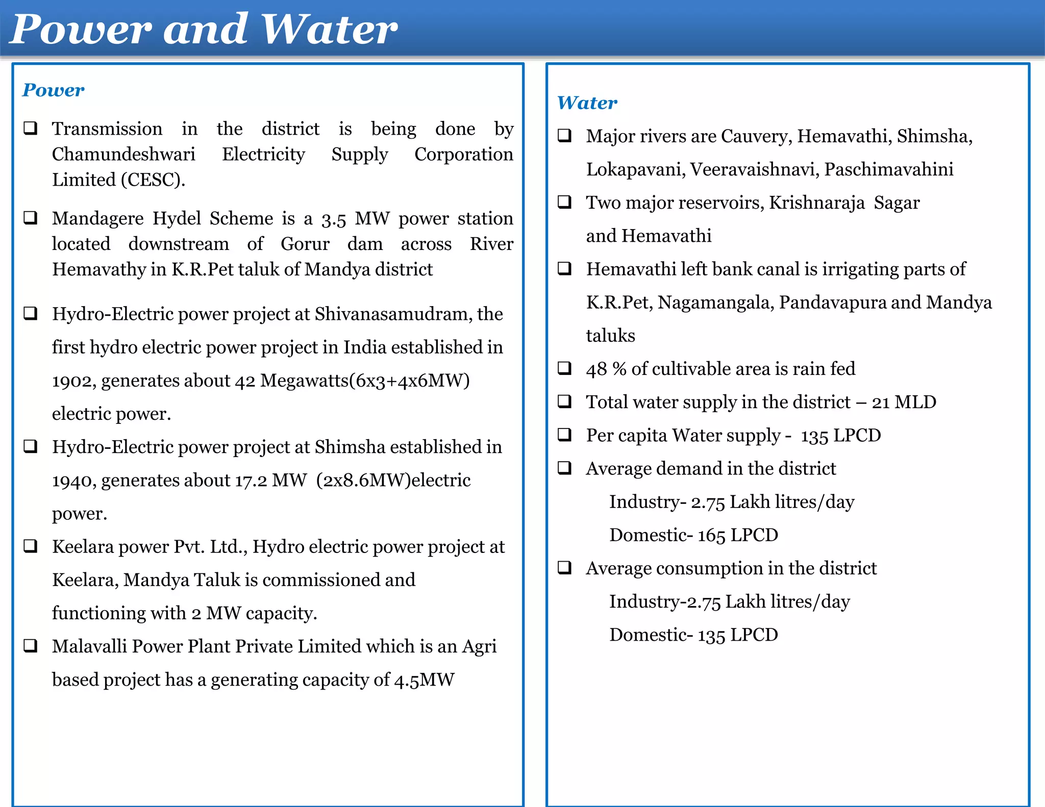 Mandya District profile | PPTX