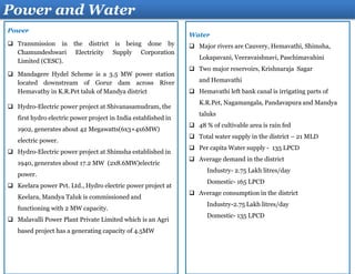 Mandya District profile | PPTX