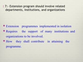 Monitoring, Planning and extension program planningpptx | PPTX