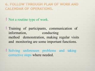 Monitoring, Planning and extension program planningpptx | PPTX