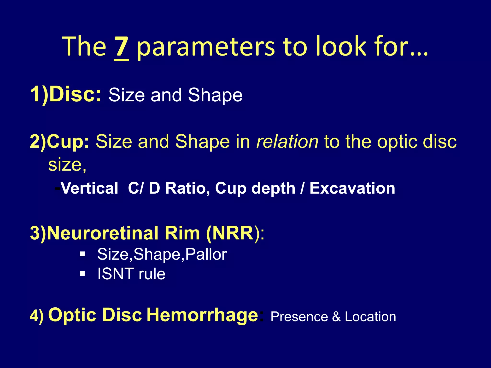 22 optic-disc-evaluation-in-glaucoma | PPT