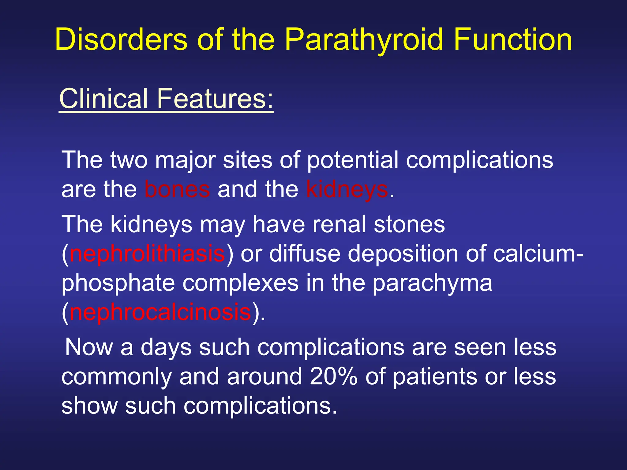 22-Parathyroid Disorders.ppt.pdf and parathyroid carcinoma | PDF