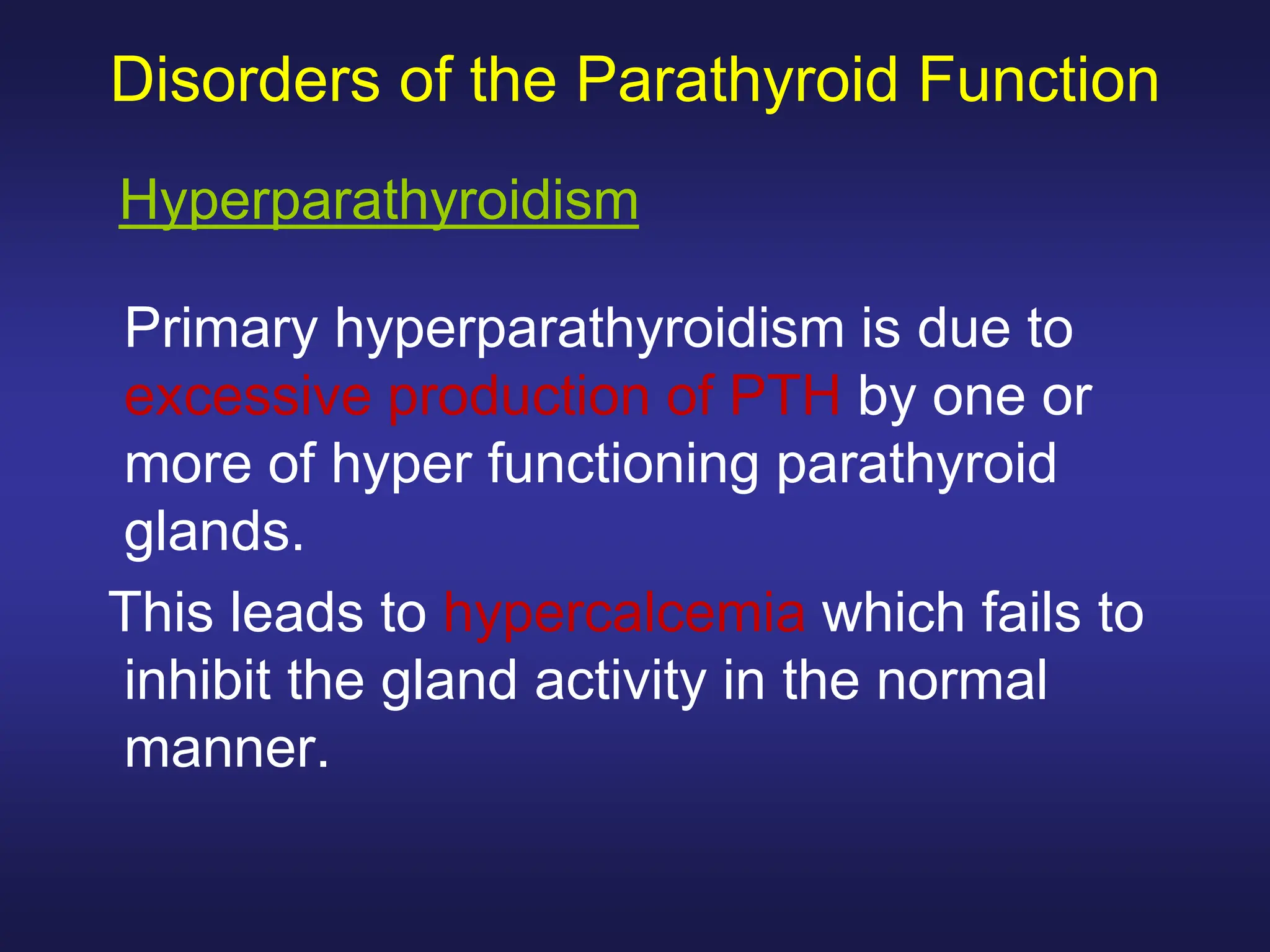 22-Parathyroid Disorders.ppt.pdf and parathyroid carcinoma | PDF