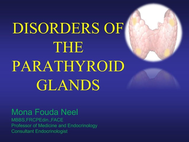22-Parathyroid Disorders.ppt.pdf and parathyroid carcinoma | PPT