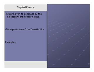 22 powers of congress | PPT