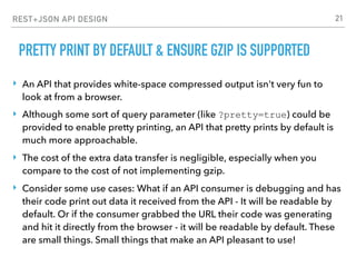 22 REST & JSON API Design #burningkeyboards | PDF