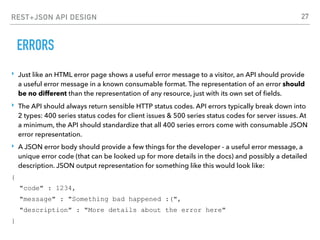 22 REST & JSON API Design #burningkeyboards | PDF