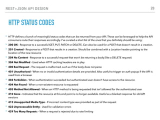 22 REST & JSON API Design #burningkeyboards | PDF