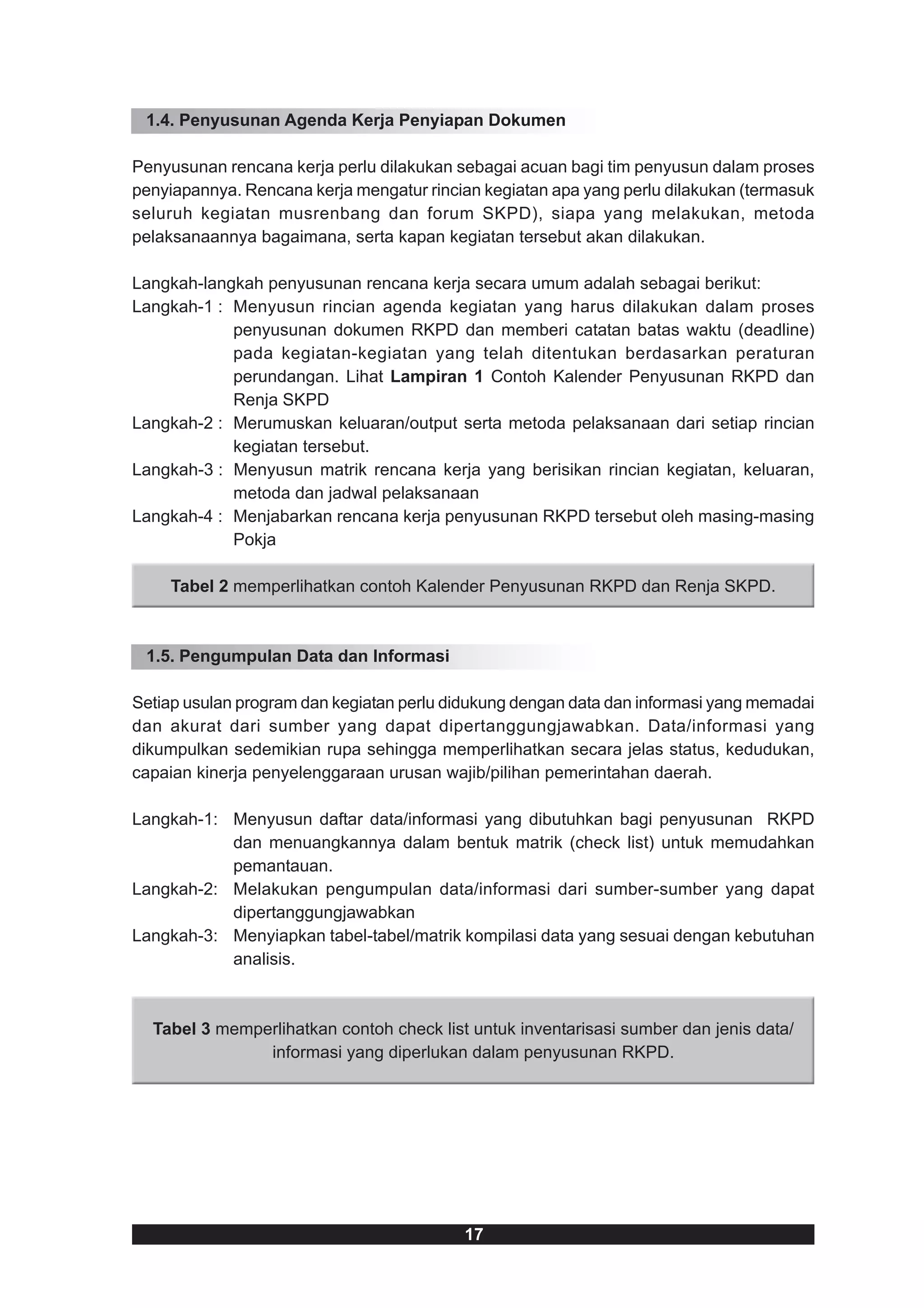 Pedoman Penyusunan Rencana Kerja Pembangunan Daerah (RKPD) | PDF