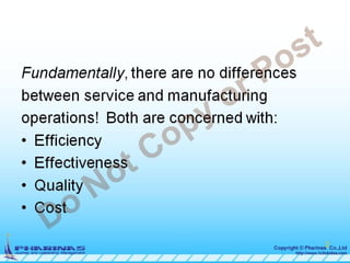 22. service operation management demo | PPT