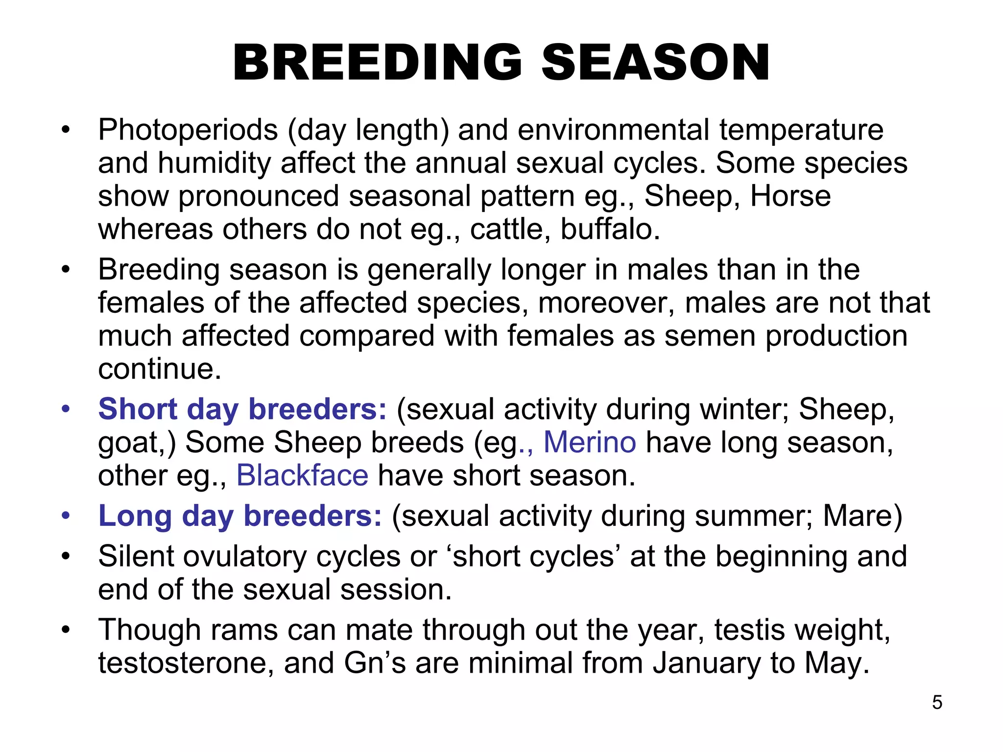22 ther 608 breeding season | PPT