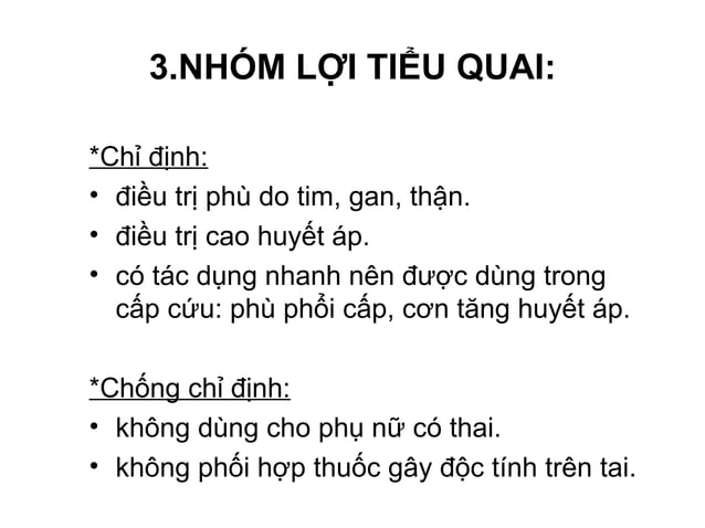 22 thuoc loi tieu | PPT