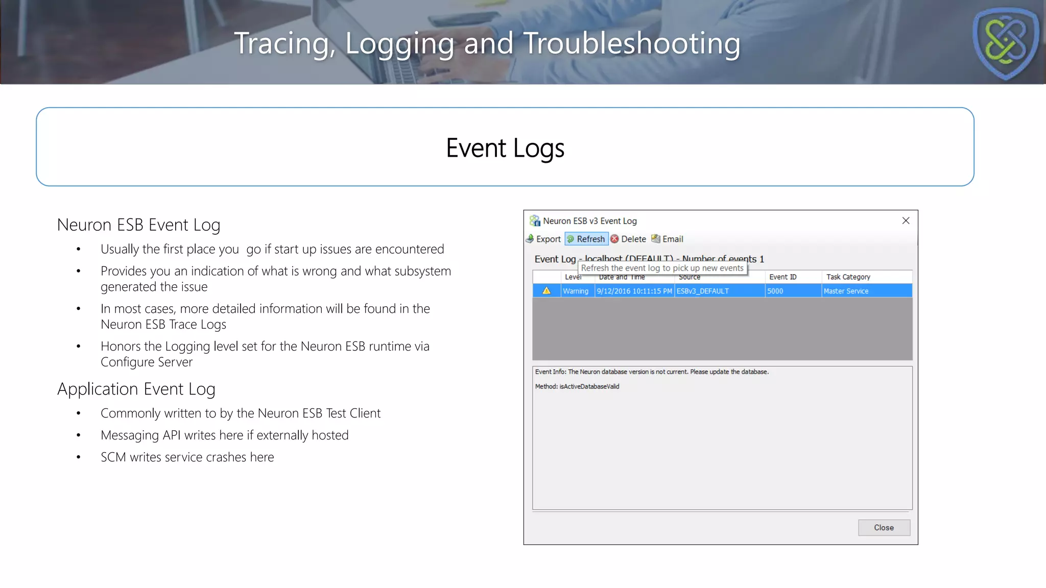 Tracing, Logging and Troubleshooting 3.7 | PPTX
