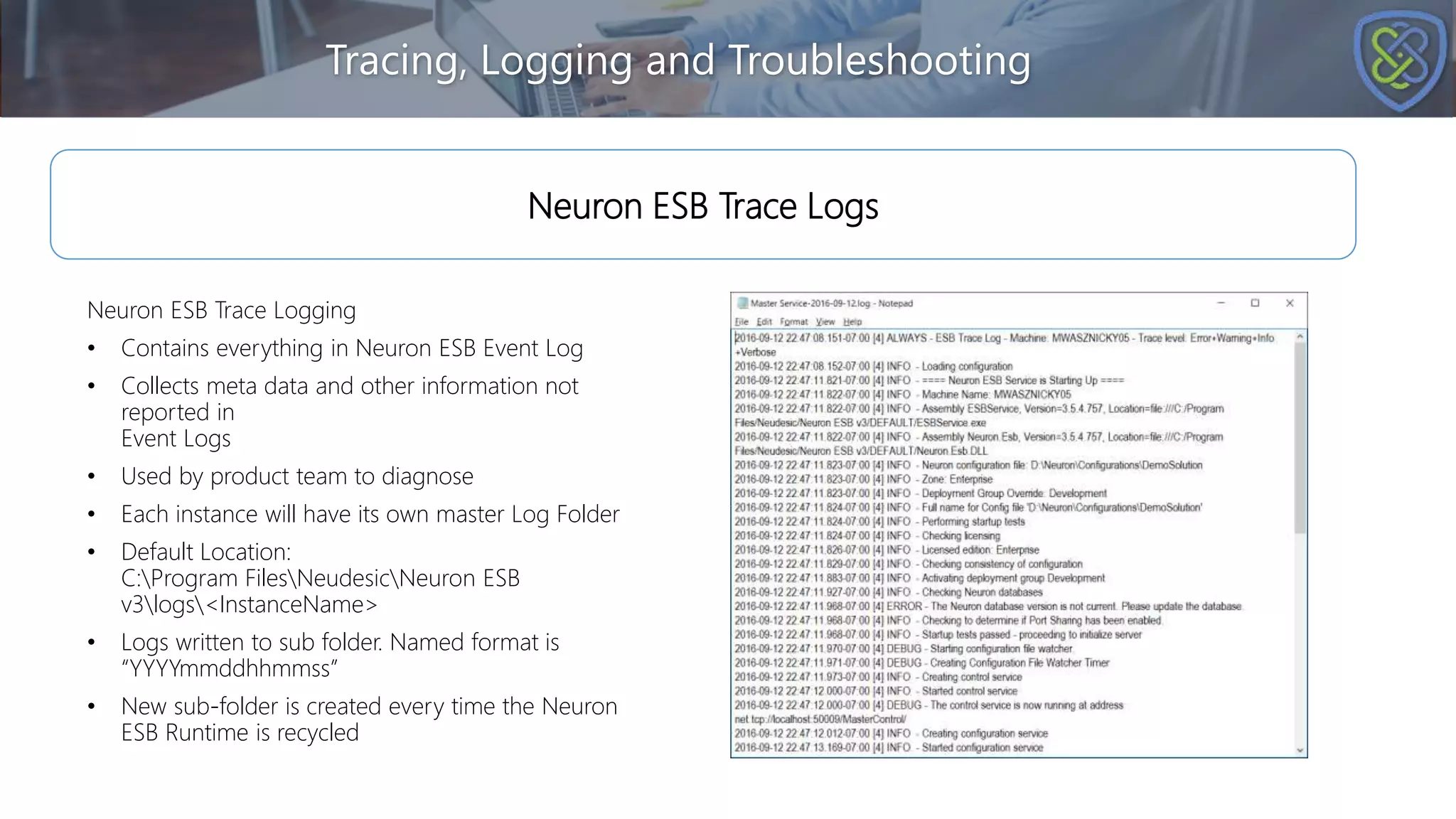 Tracing, Logging and Troubleshooting 3.7 | PPTX