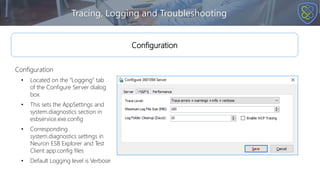 Tracing, Logging and Troubleshooting 3.7 | PPTX
