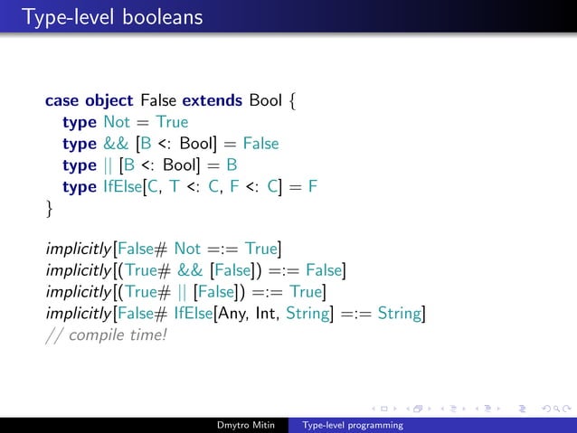 22 - Scala. Type-level programming. Shapeless | PPT 22 - Scala. Type-level programming. Shapeless | PPT