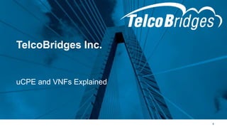 uCPE and VNFs Explained | PPT