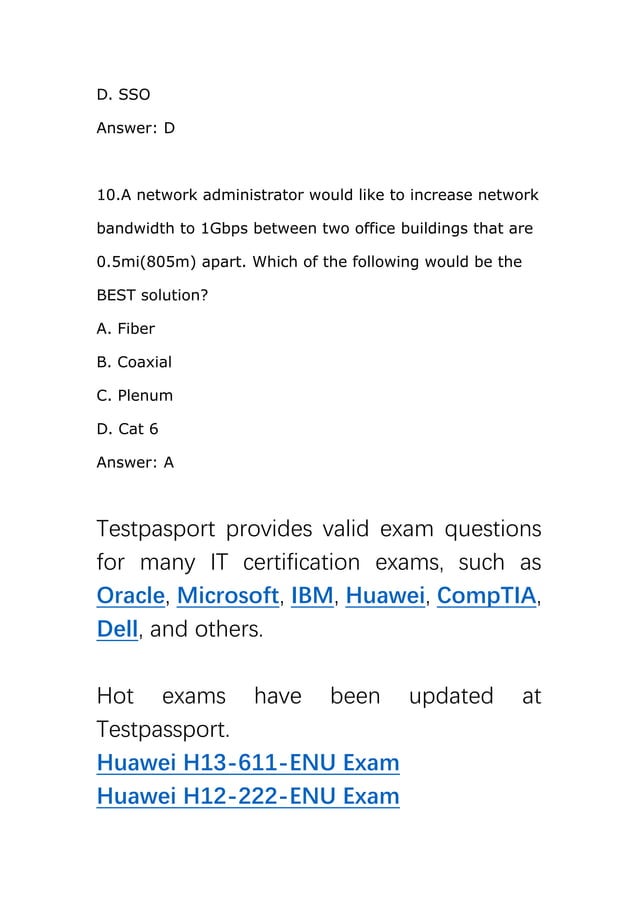 CompTIA A+ 220-1001 Questions and Answers | PDF