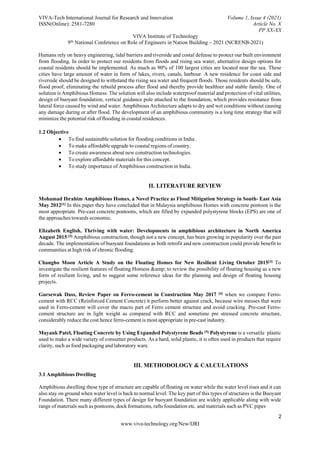 Design of Amphibious Homes | PDF