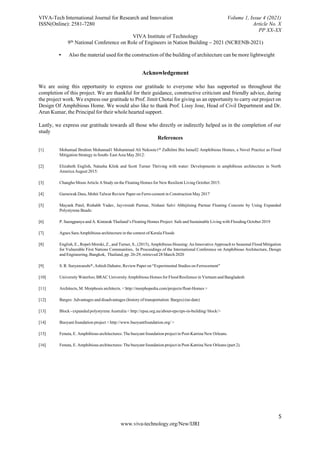 Design of Amphibious Homes | PDF