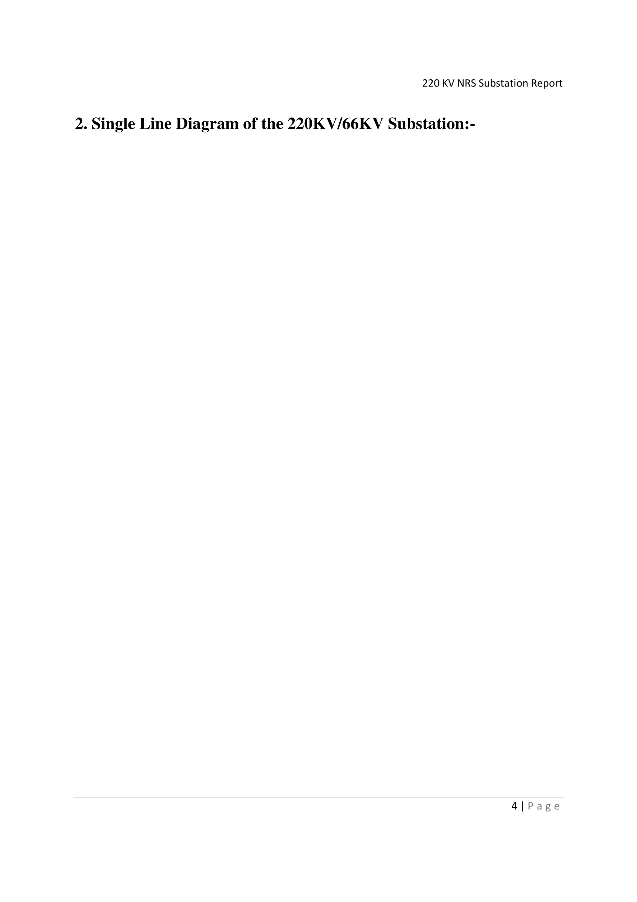 220 66 kv nrs sub report | PDF