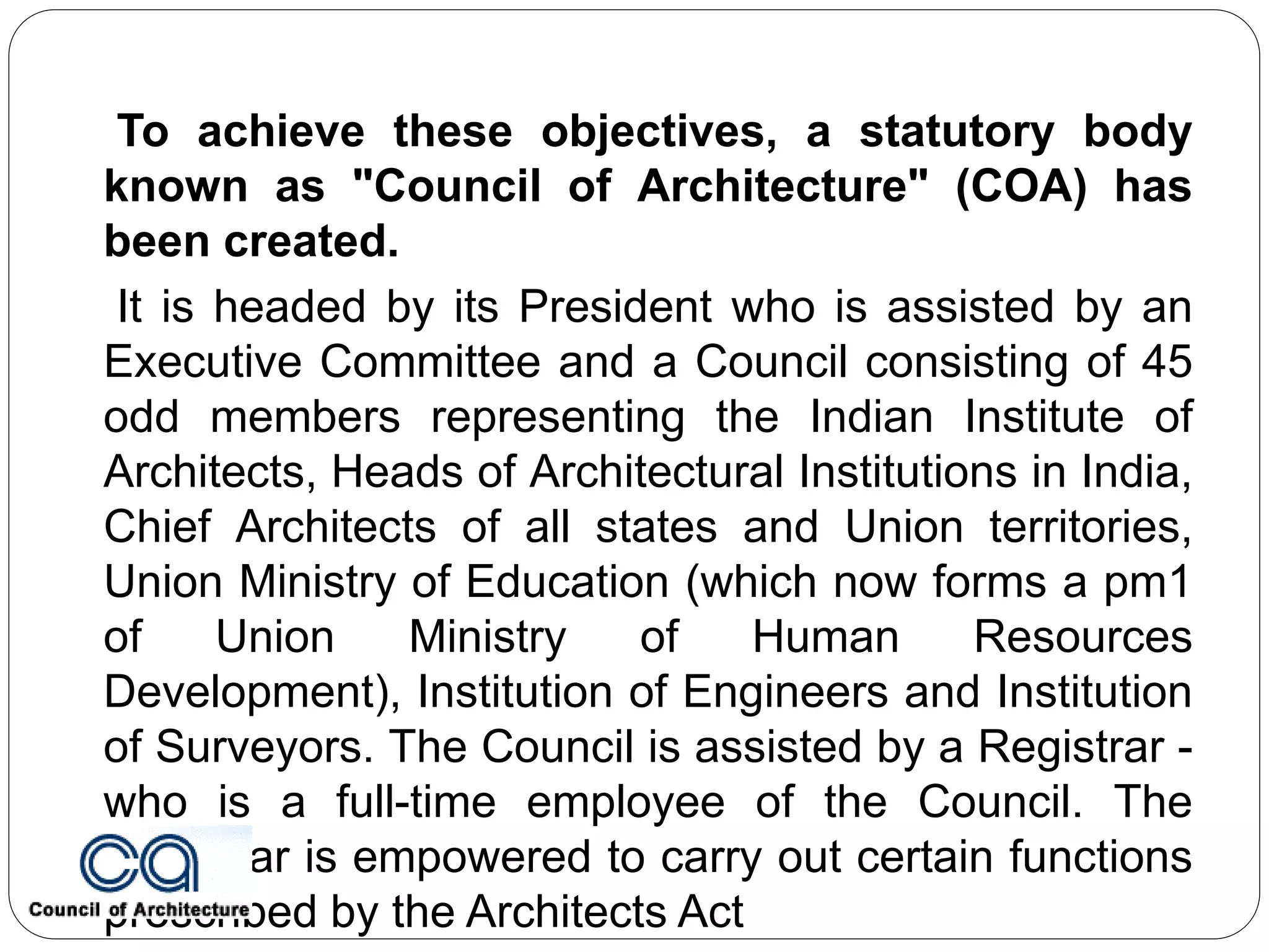 22006361-The-Council-of-Architecture.ppt