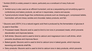 Sequestering agents as food additives ppt | PPTX