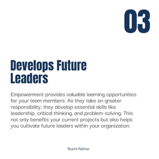 5 Ways Empowerment Makes You a Better Leader | PDF