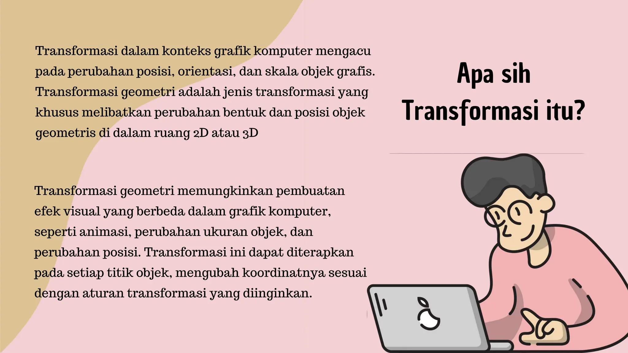 Geometri Transformasi Grafik Komputer Teknik Informatika | PPTX