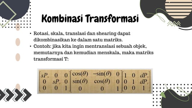 Geometri Transformasi Grafik Komputer Teknik Informatika | PPTX