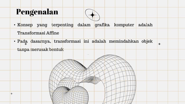 Geometri Transformasi Grafik Komputer Teknik Informatika | PPTX