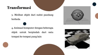 Geometri Transformasi Grafik Komputer Teknik Informatika | PPTX