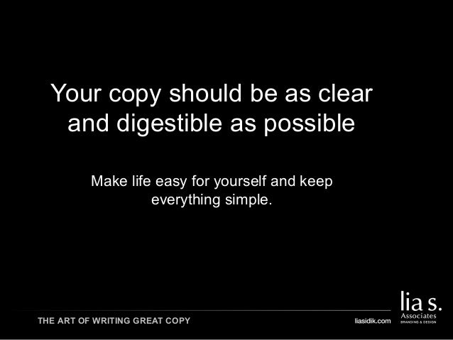 THE ART OF WRITING GREAT COPY | PPT
