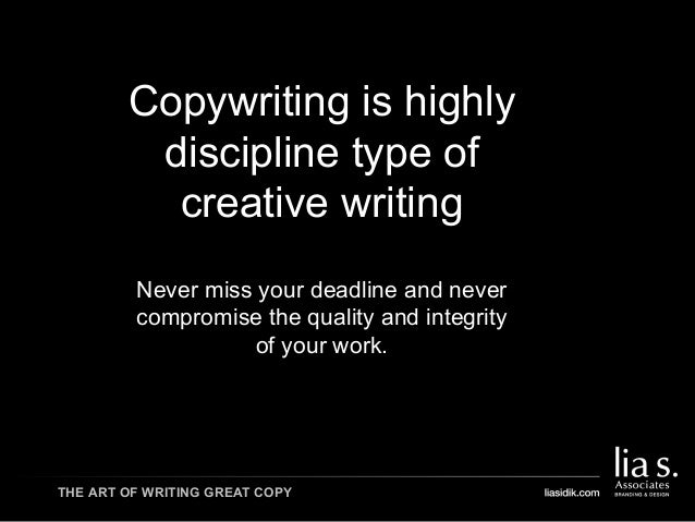 THE ART OF WRITING GREAT COPY | PPT