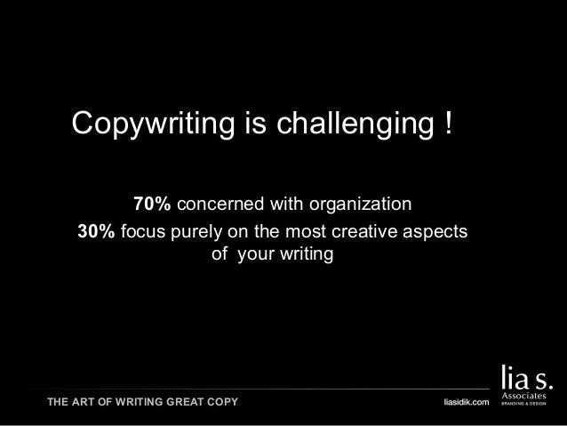 THE ART OF WRITING GREAT COPY | PPT