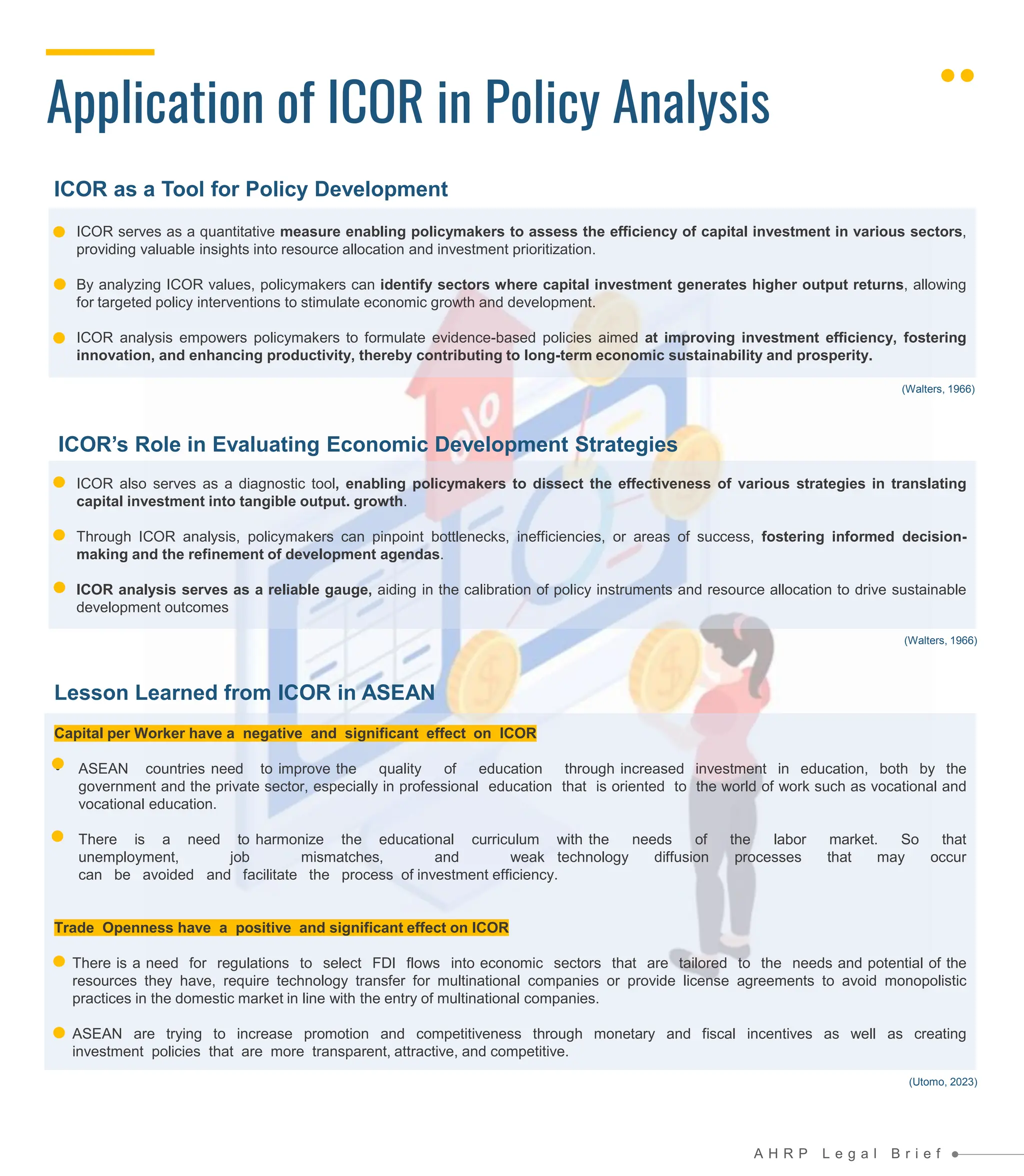 Reducing the Incremental Capital Output Ratio (ICOR) from a legal ...