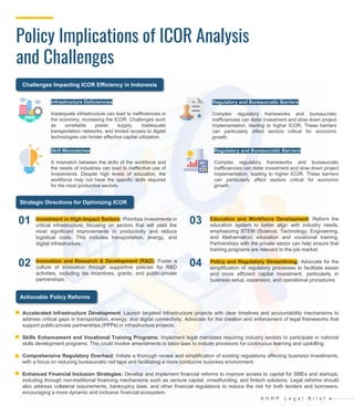 Reducing the Incremental Capital Output Ratio (ICOR) from a legal ...
