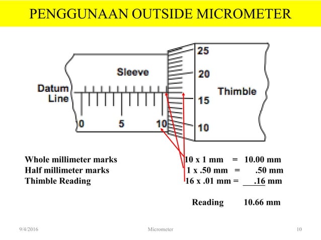1 Langkah langkah penggunaaan Micrometer | PDF